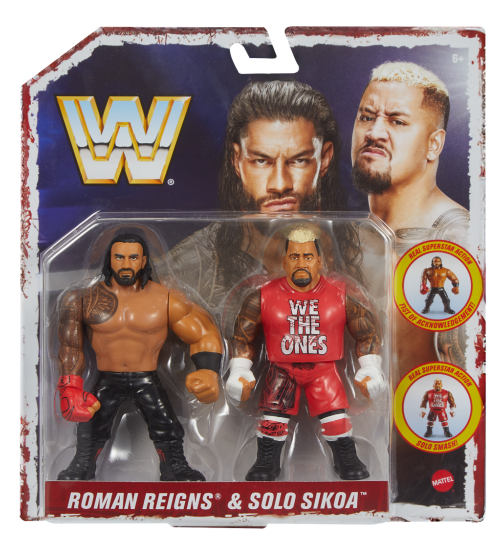 2025 WWE Mattel Ringside Exclusive Bloodline Official Retro Tag Team: – Wrestling Figure Database