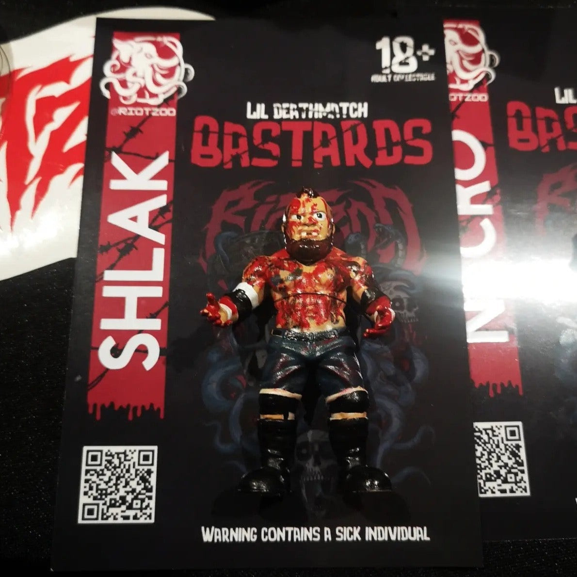 2024 Riotzoo Lil Deathmatch Bastards Shlak – Wrestling Figure Database