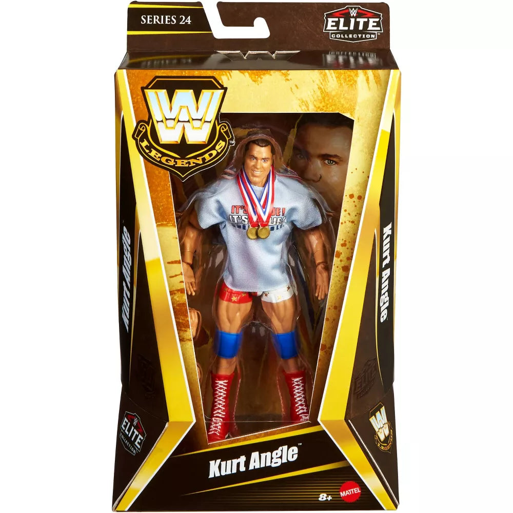 2024 WWE Mattel Elite Collection Legends Series 24 Kurt Angle – Wrestling Figure Database