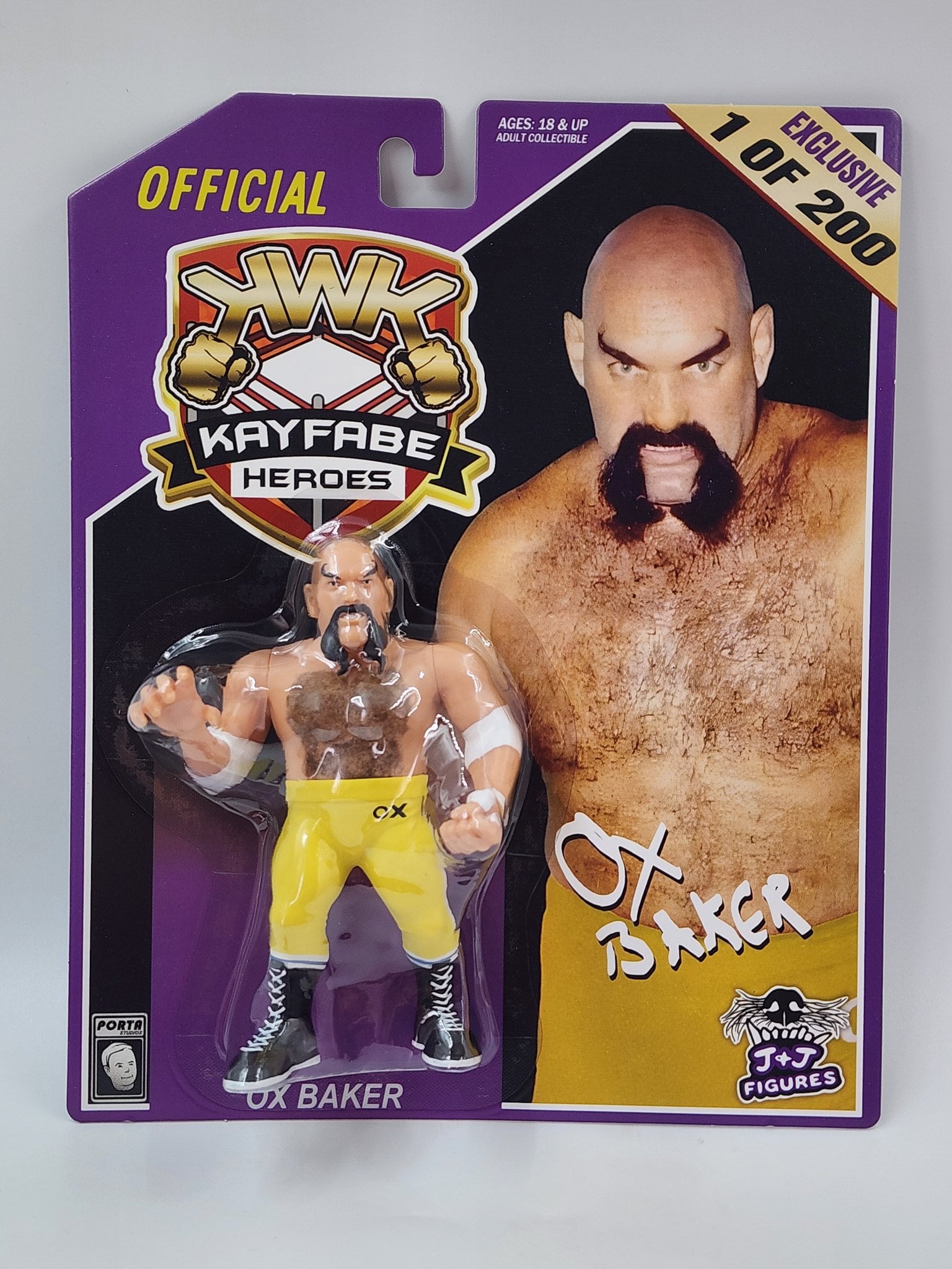 2025 KWK Kayfabe Heroes Ox Baker [Exclusive] – Wrestling Figure Database