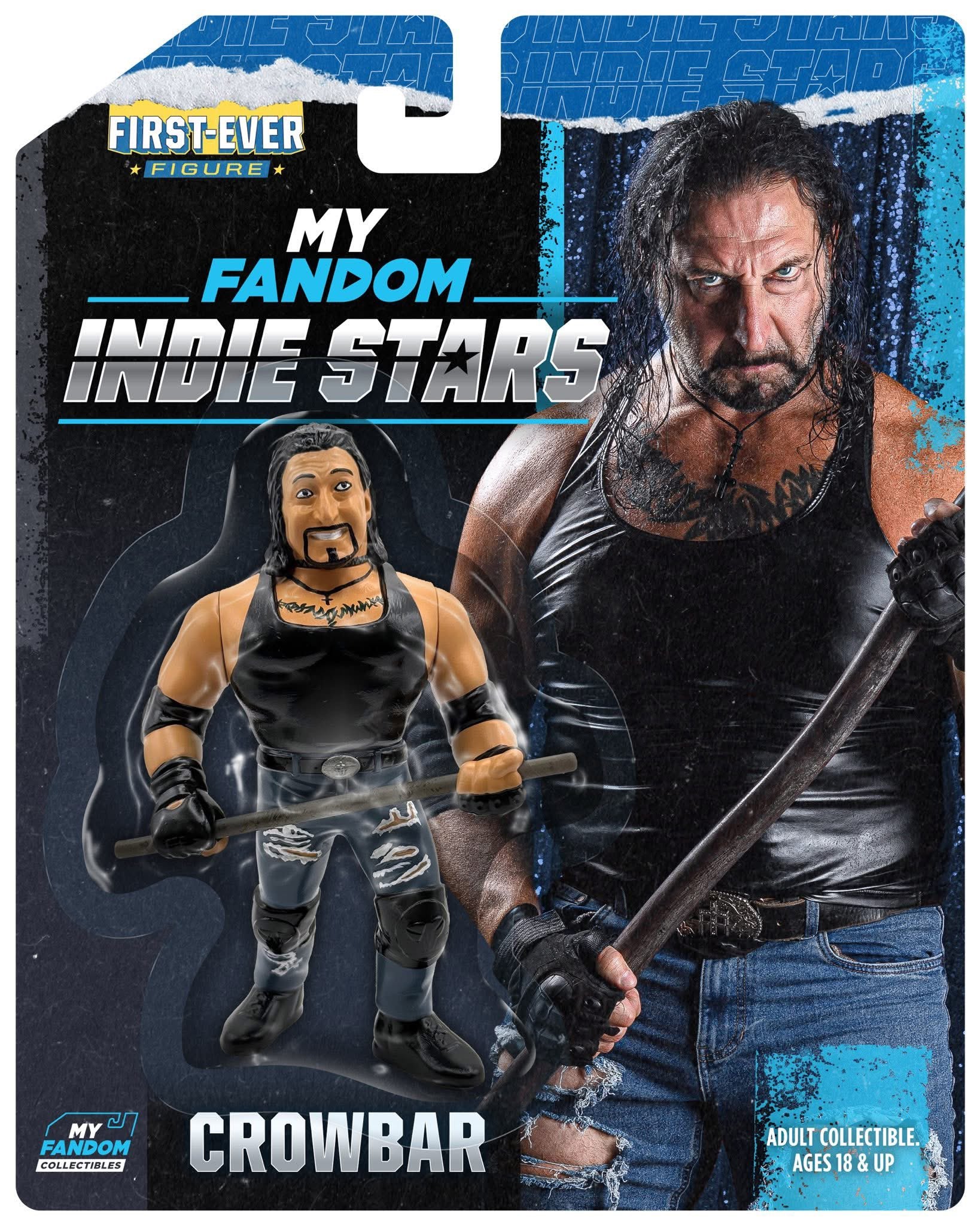 My Fandom Collectibles Indie Stars Series 1 Crowbar – Wrestling Figure Database