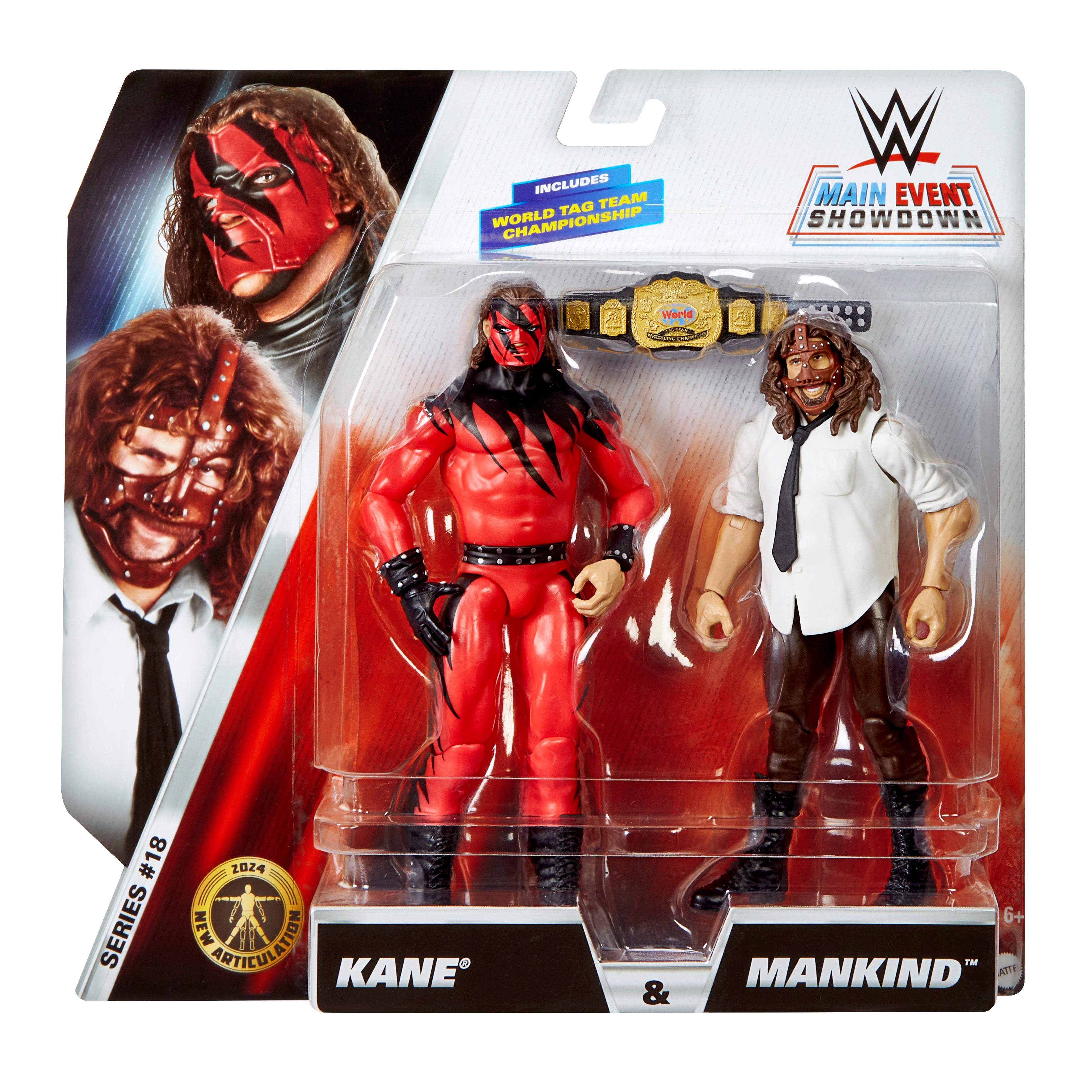 2024 WWE Mattel Main Event Showdown Series 18 Kane & Mankind – Wrestling Figure Database