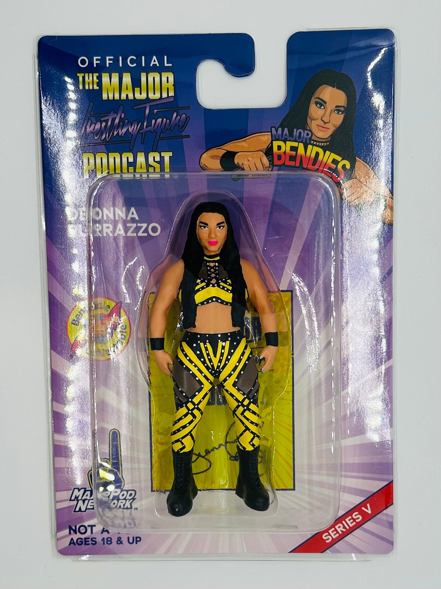 2024 Major Wrestling Figure Podcast Major Bendies Series 5 Deonna Purr 2628