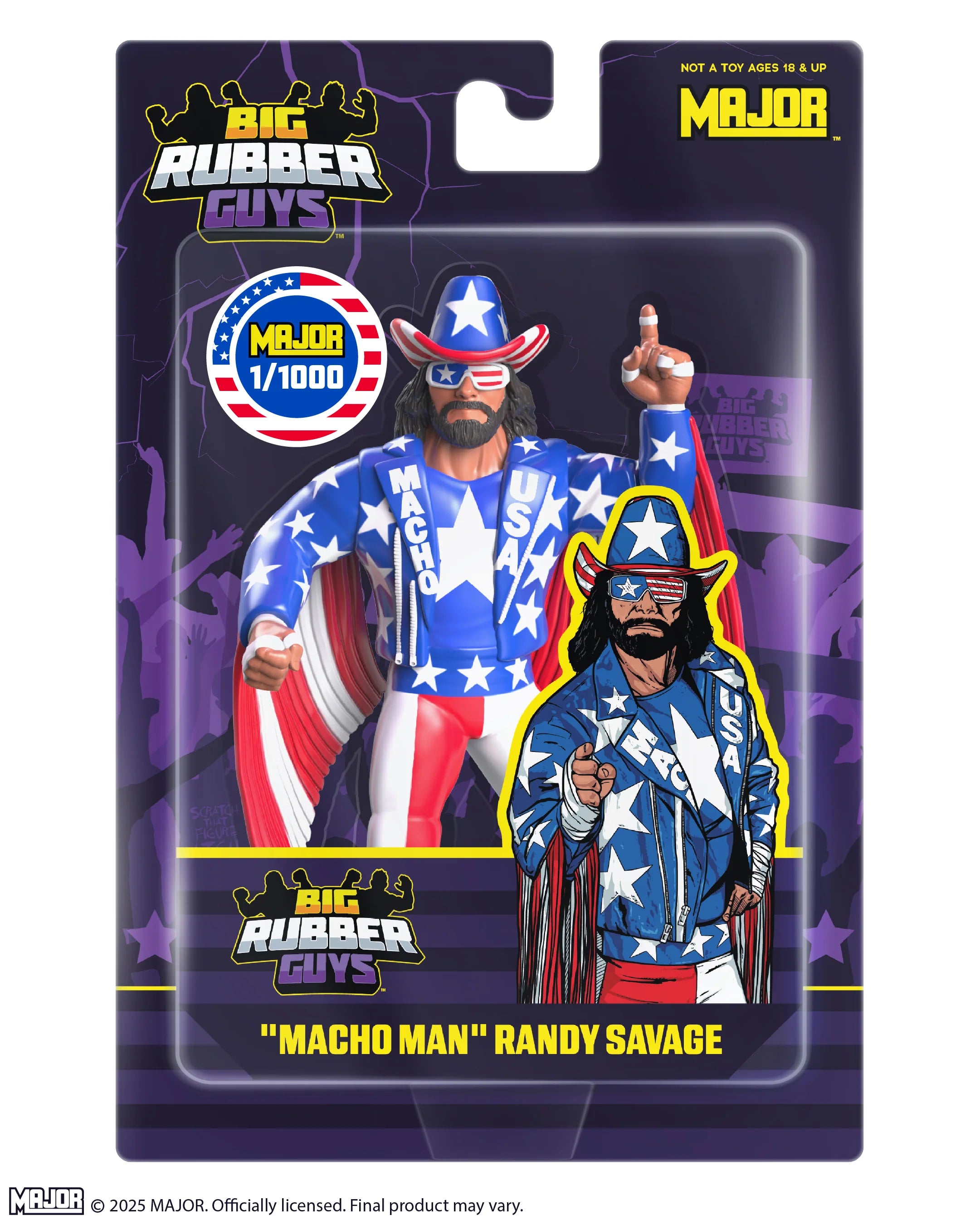 2025 MAJOR Big Rubber Guys Limited Edition "Macho Man" Randy Savage – Wrestling Figure Database