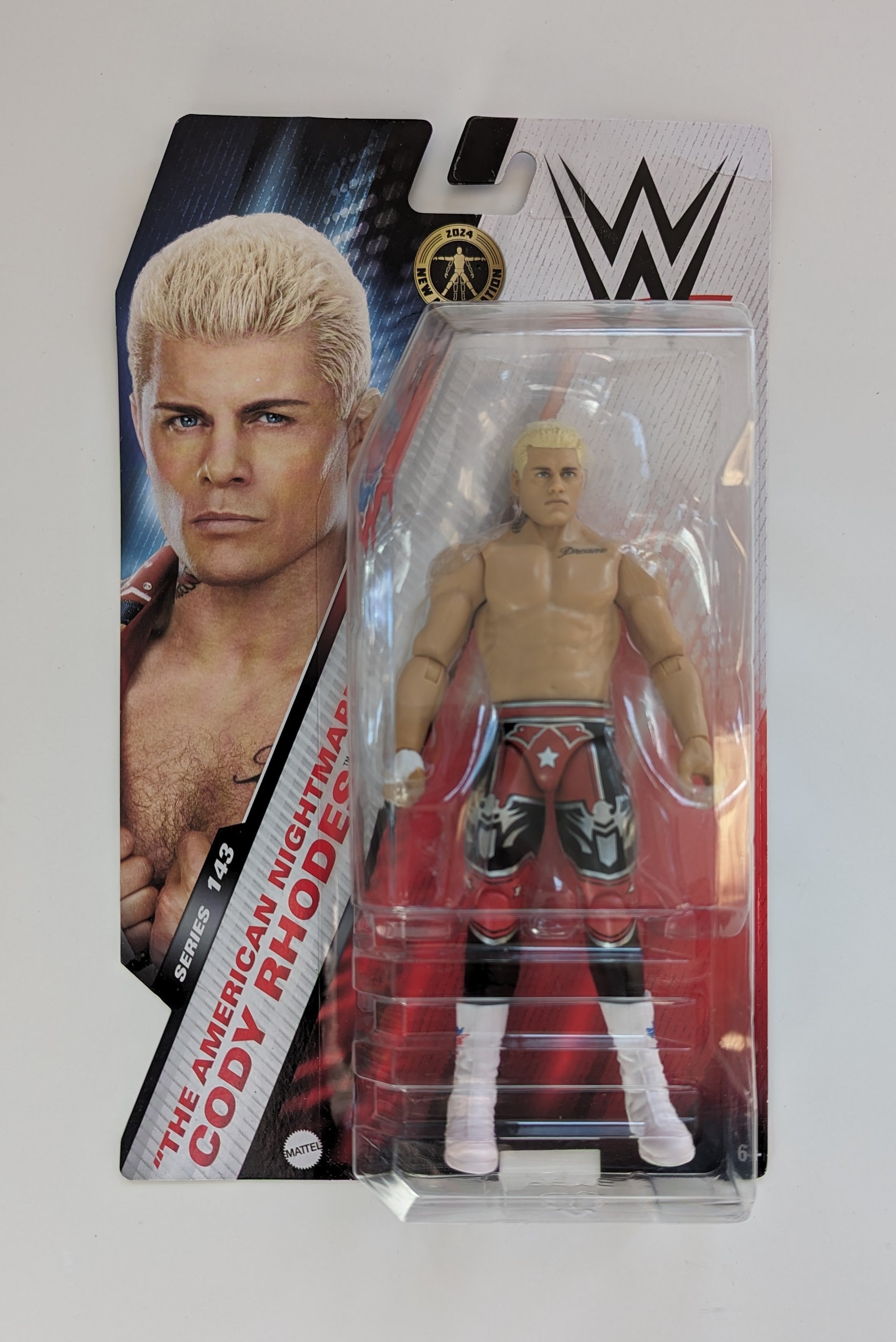 2023 WWE Mattel Basic Series 143 Cody Rhodes – Wrestling Figure Database