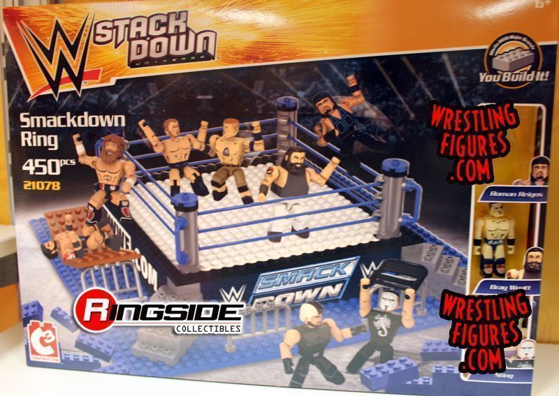 Unreleased WWE Bridge Direct StackDown Smackdown Ring – Wrestling Figure Database