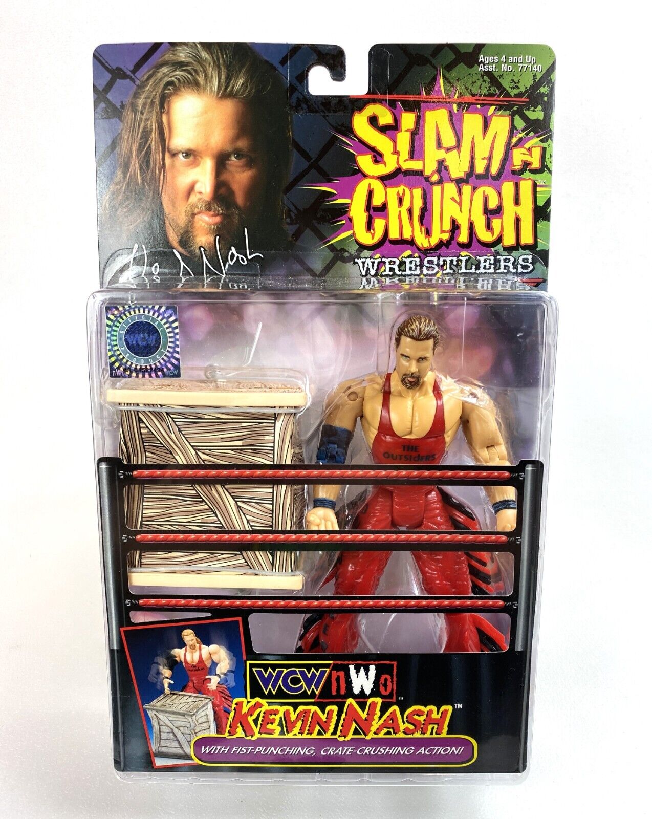 1999 WCW Toy Biz Slam 'N' Crunch Kevin Nash – Wrestling Figure Database