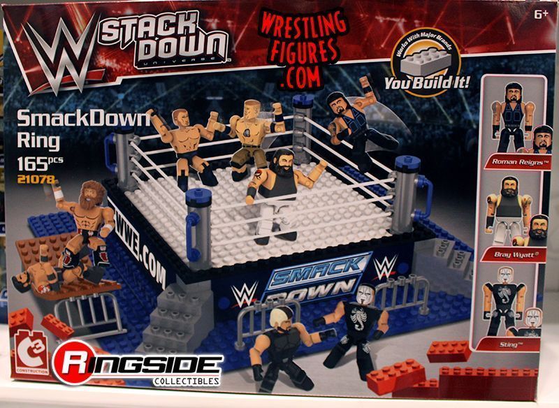 Unreleased WWE Bridge Direct StackDown Smackdown Ring – Wrestling Figure Database
