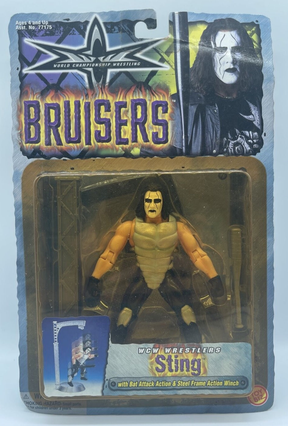 1999 WCW Toy Biz Bruisers Sting – Wrestling Figure Database