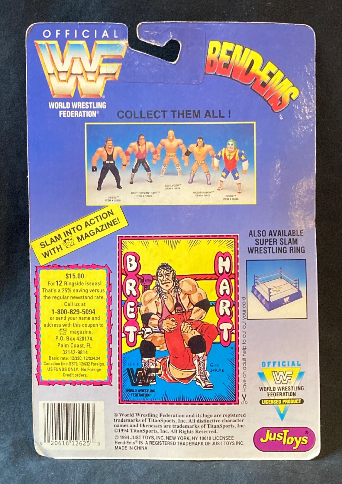 Just Toys WWF Bend-Ems, Micro Bend-Ems & Stretch-Ems – Wrestling Figure Database
