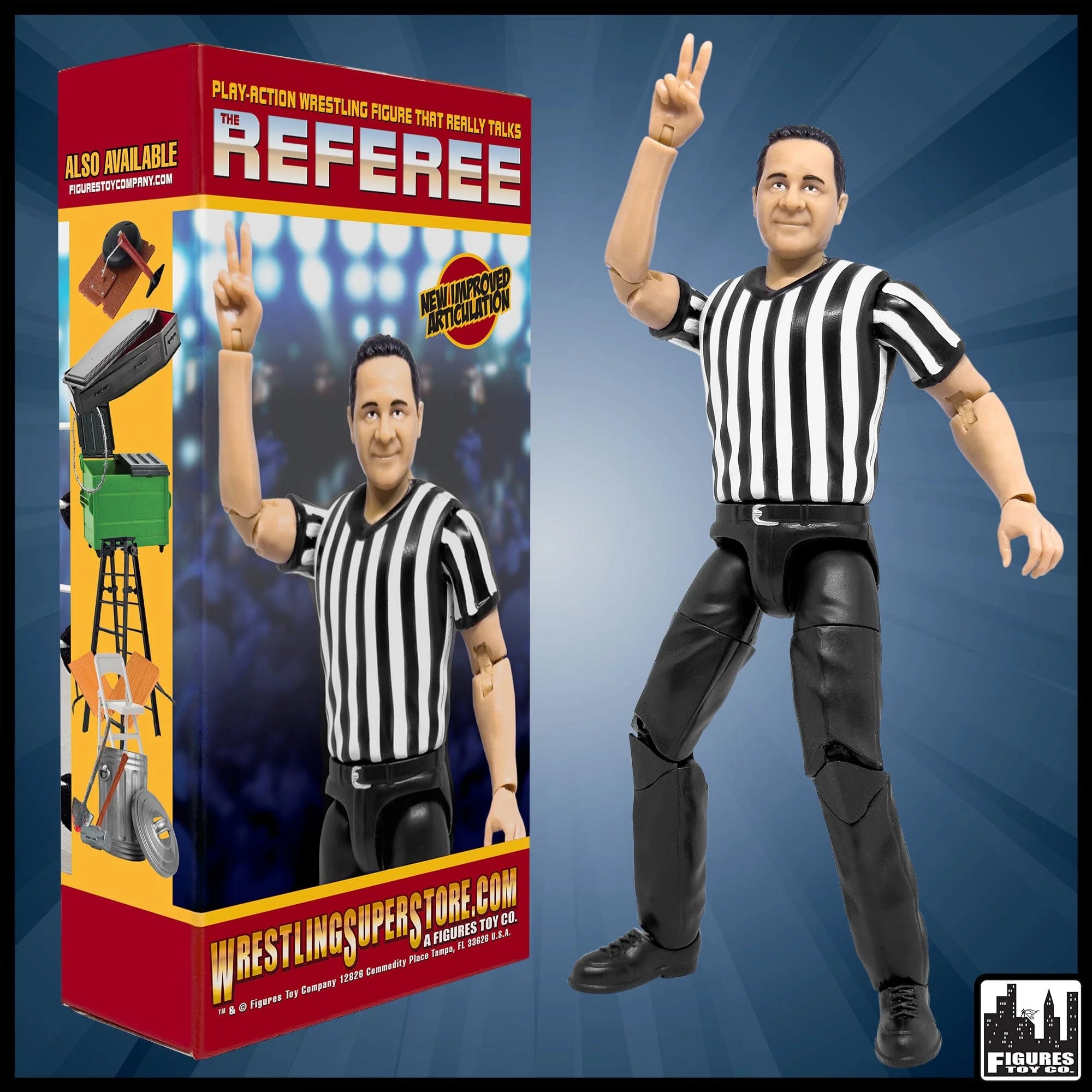 2025 FTC Ultimate Talking Referee – Wrestling Figure Database