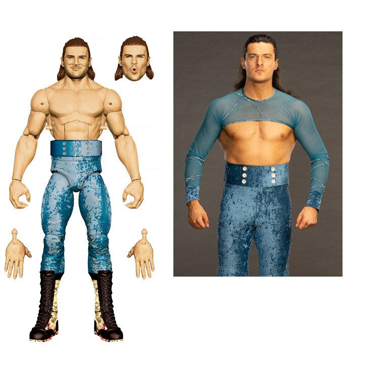 WWE Mattel Elite Collection Series 110 Kit Wilson – Wrestling Figure ...