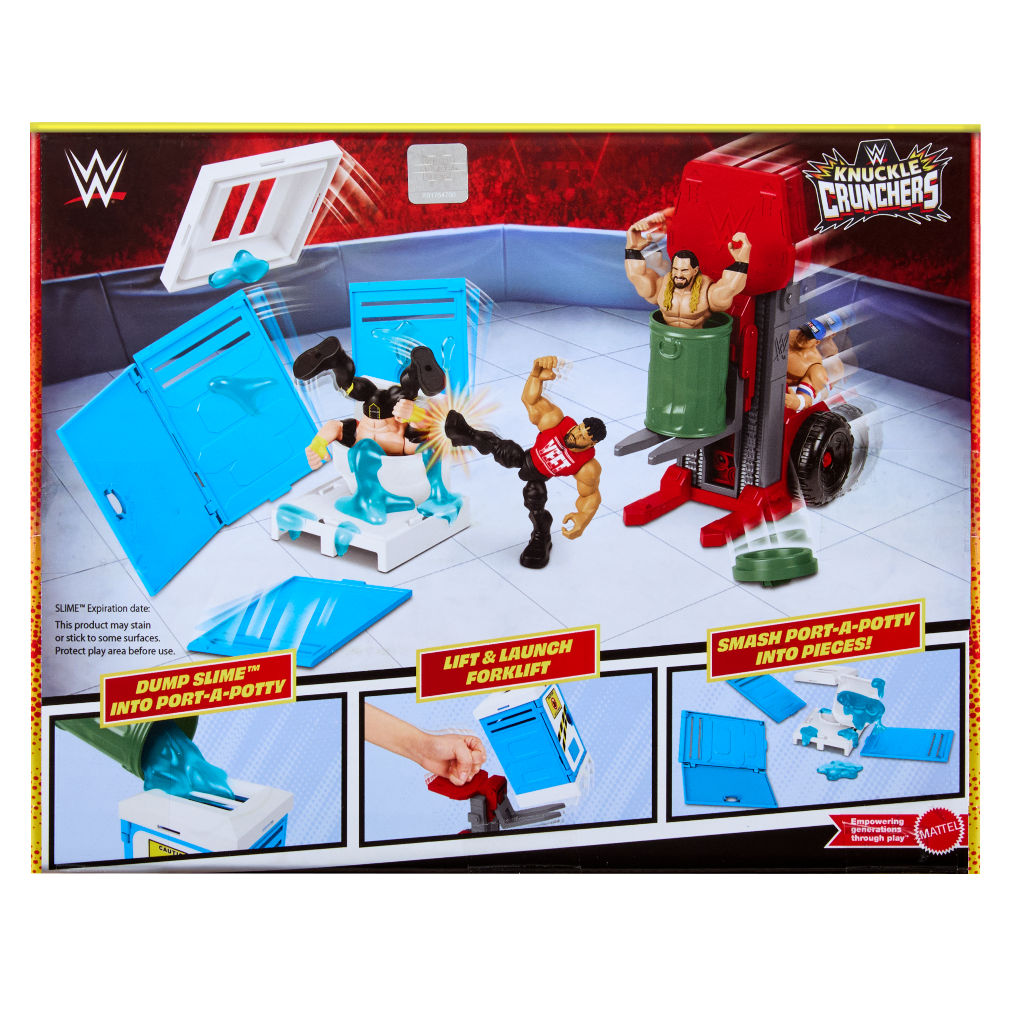 2026 WWE Mattel Knuckle Crunchers Backstage Brawl Playset [With Jey Us ...