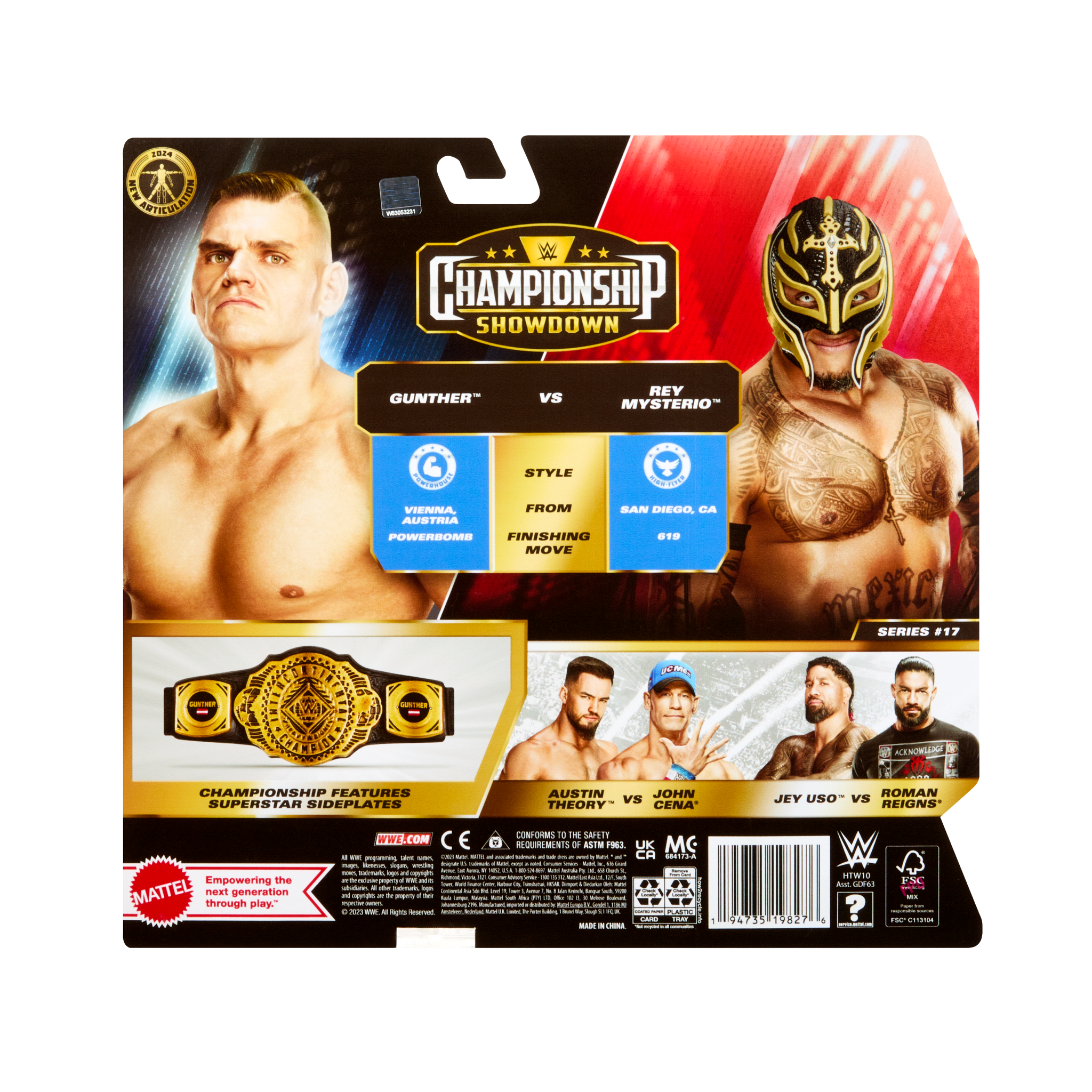 All Gunther [a.k.a. WALTER] Wrestling Action Figures – Wrestling Figure ...