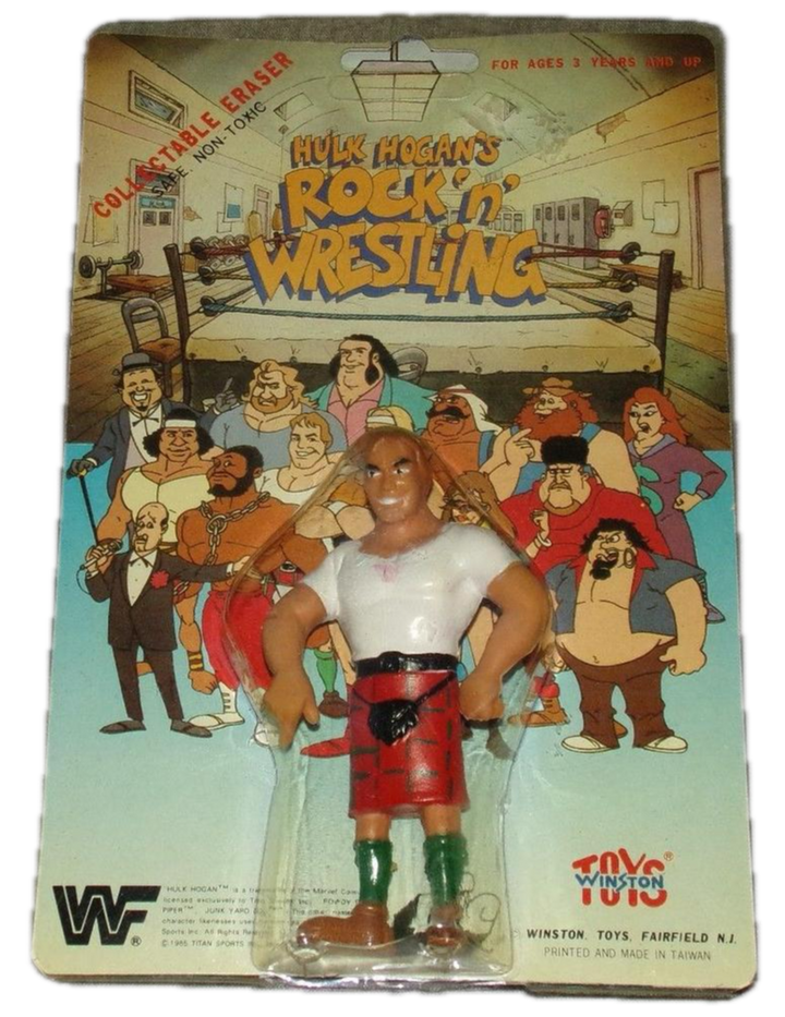 Winston Toys WWF Hulk Hogan's Rock 'n' Wrestling Collectable Erasers ...