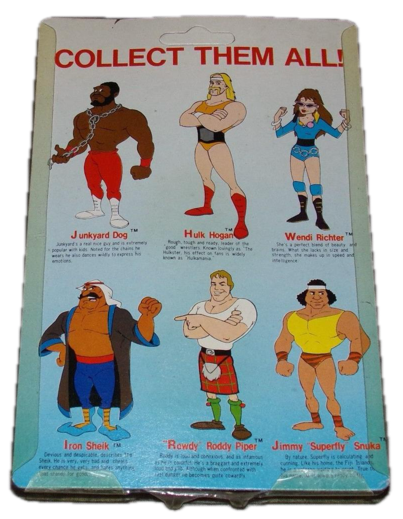 Winston Toys WWF Hulk Hogan's Rock 'n' Wrestling Collectable Erasers ...