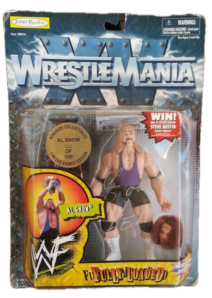 1999 WWF Jakks Pacific Fully Loaded Series 1 Al Snow [Exclusive ...