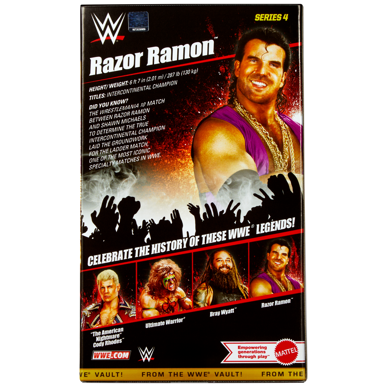 2024 WWE Mattel Elite Collection From the Vault Series 4 Razor Ramon ...