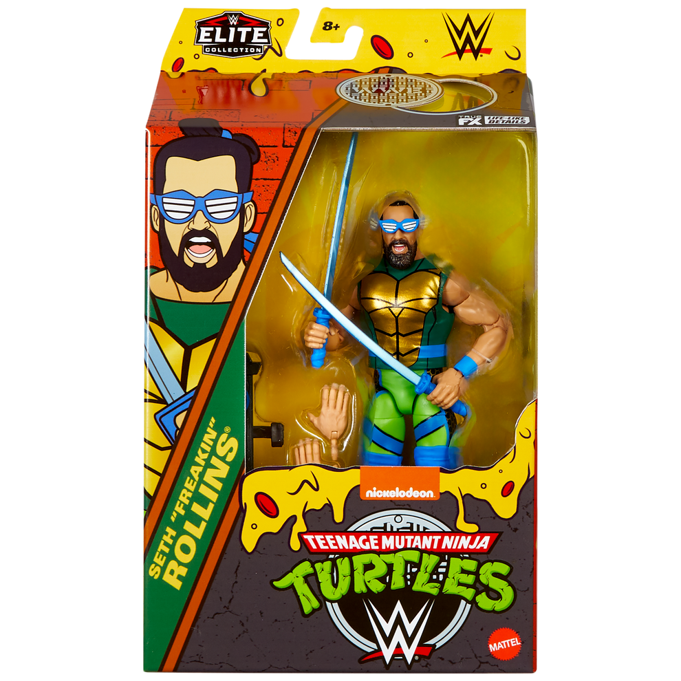 2024 WWE x TMNT Mattel Elite Collection Series 2 Seth Rollins ...
