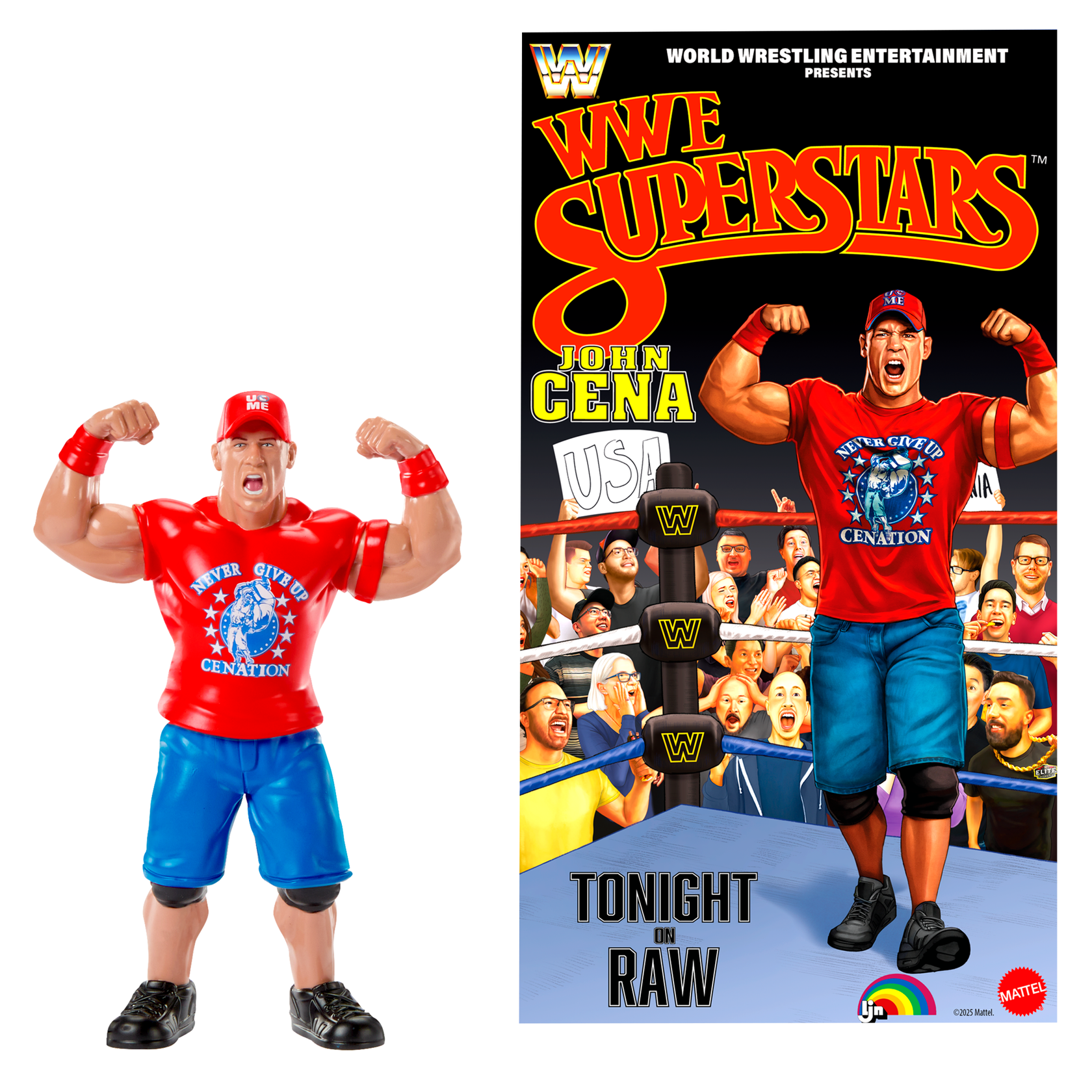 2025 Mattel LJN WWE Superstars Series 1 John Cena [Exclusive ...