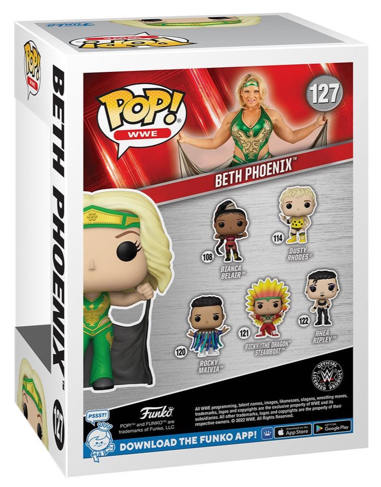 2023 WWE Funko POP! Vinyls 127 Beth Phoenix – Wrestling Figure Database