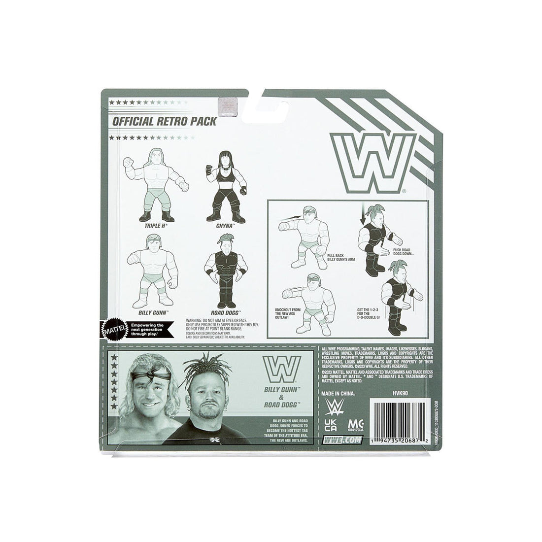2024 WWE Mattel Ringside Exclusive DX Official Retro Tag Team: New Age ...