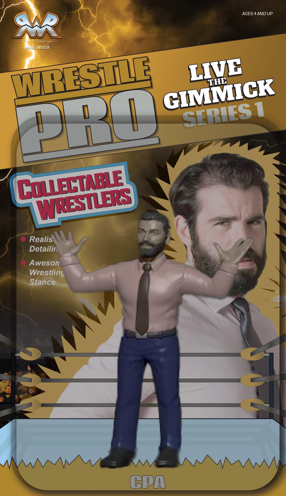 WrestlePro Alaska Live the Gimmick Series 1 CPA – Wrestling Figure Database