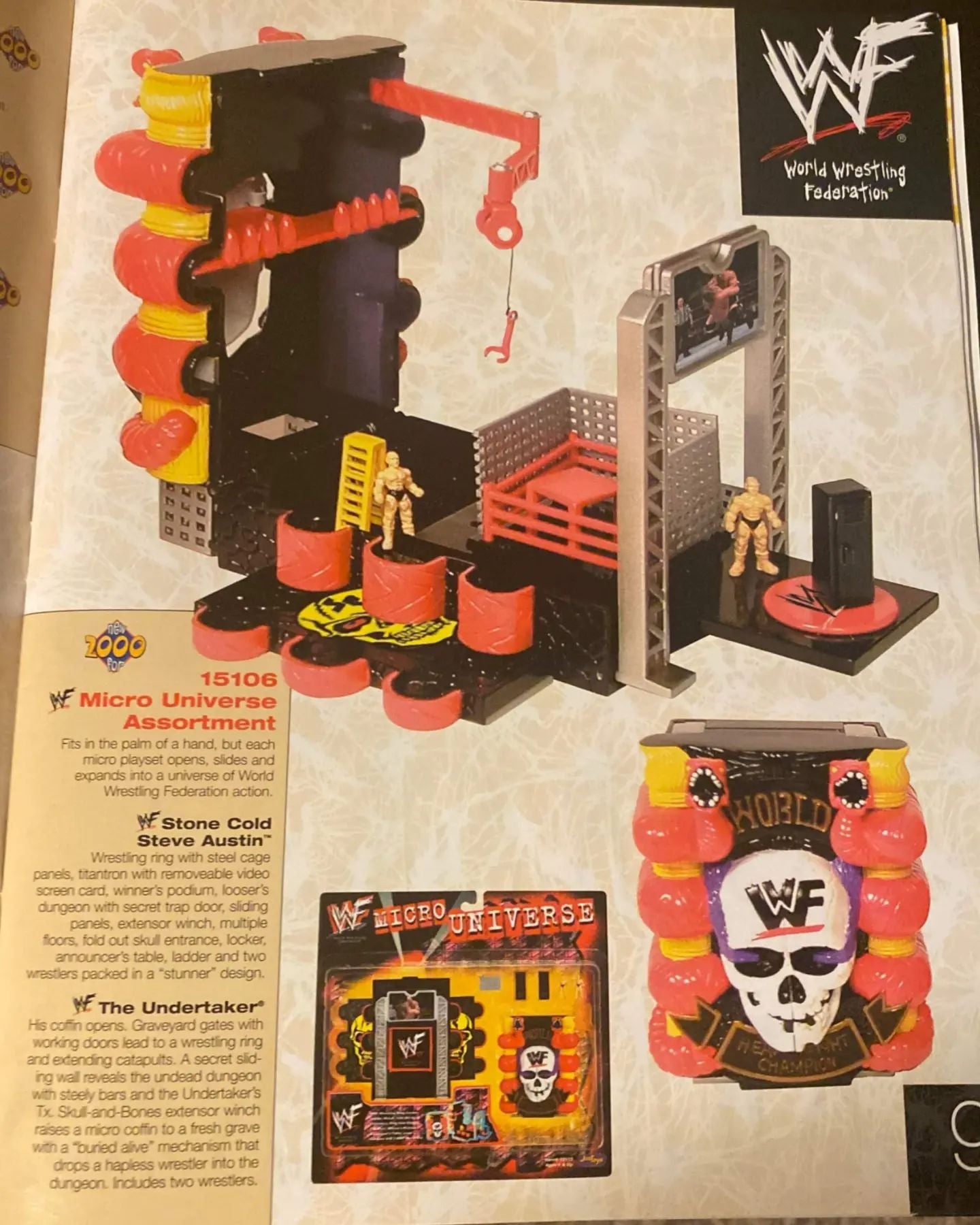 Unreleased WWF Just Toys Micro Universe Assortment – Wrestling Figure ...