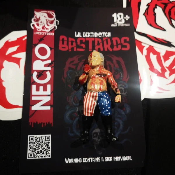 2024 Riotzoo Lil Deathmatch Bastards Necro Butcher – Wrestling Figure ...