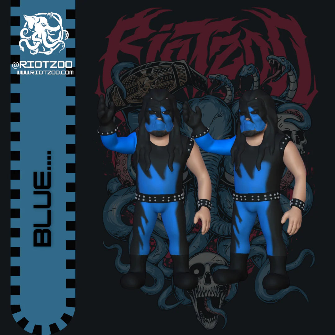 2023 Riotzoo Lil Deathmatch Bastards Blue Kane – Wrestling Figure Database