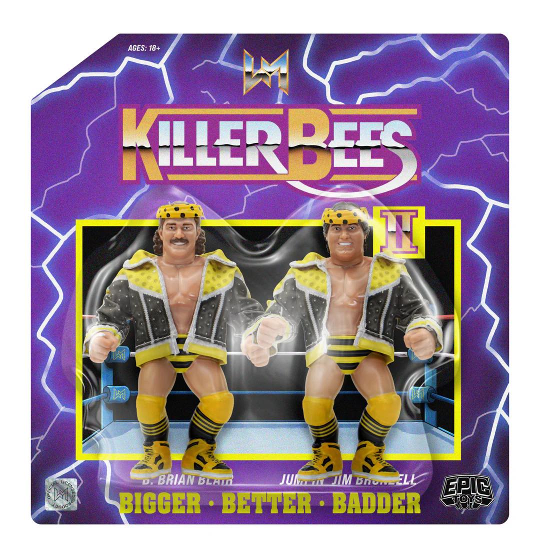 2026 Epic Toys Wrestling Megastars Killer Bees 2-Pack: B. Brian Blair ...