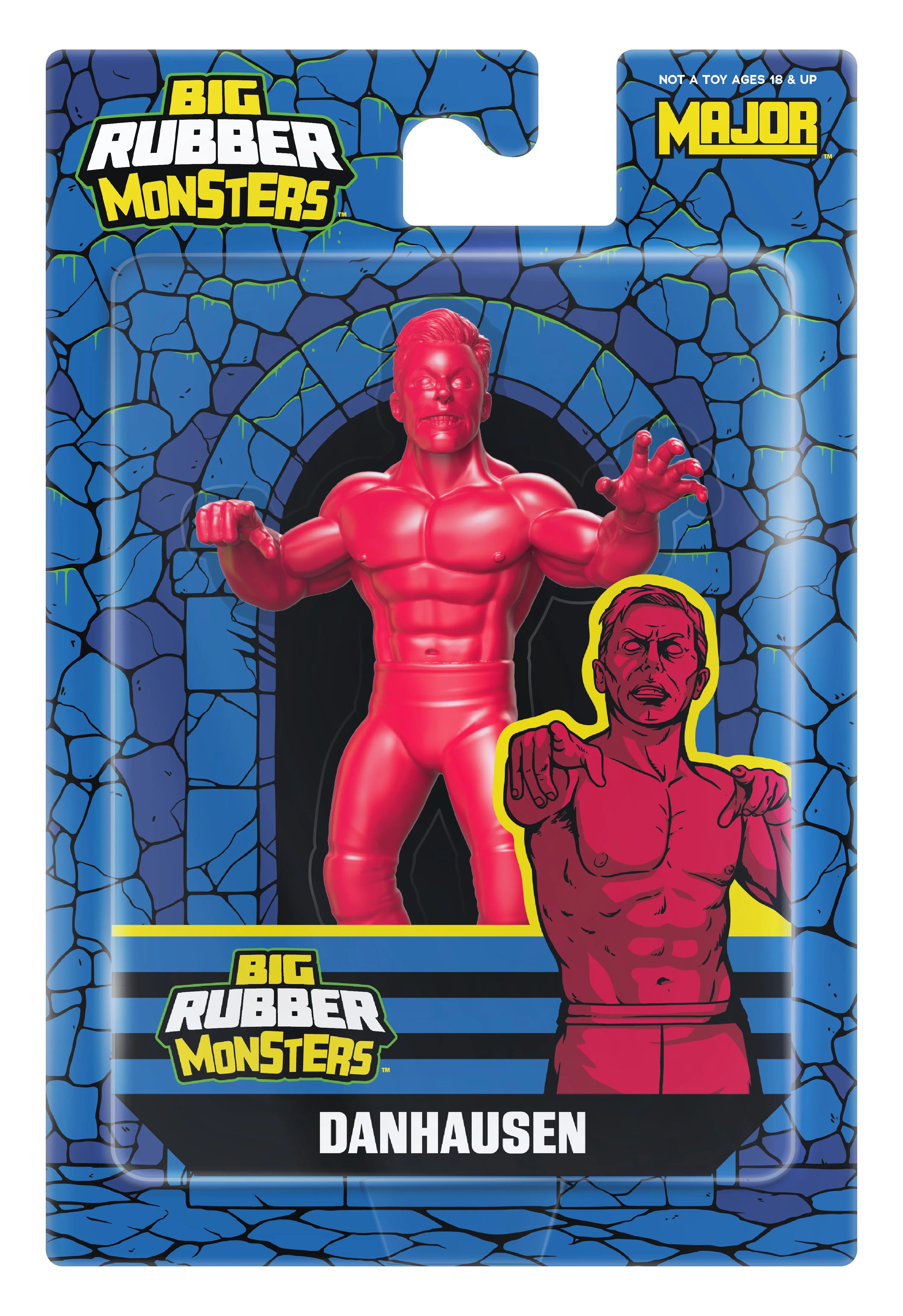 2026 MAJOR Big Rubber Monsters Series 1 Danhausen – Wrestling Figure ...