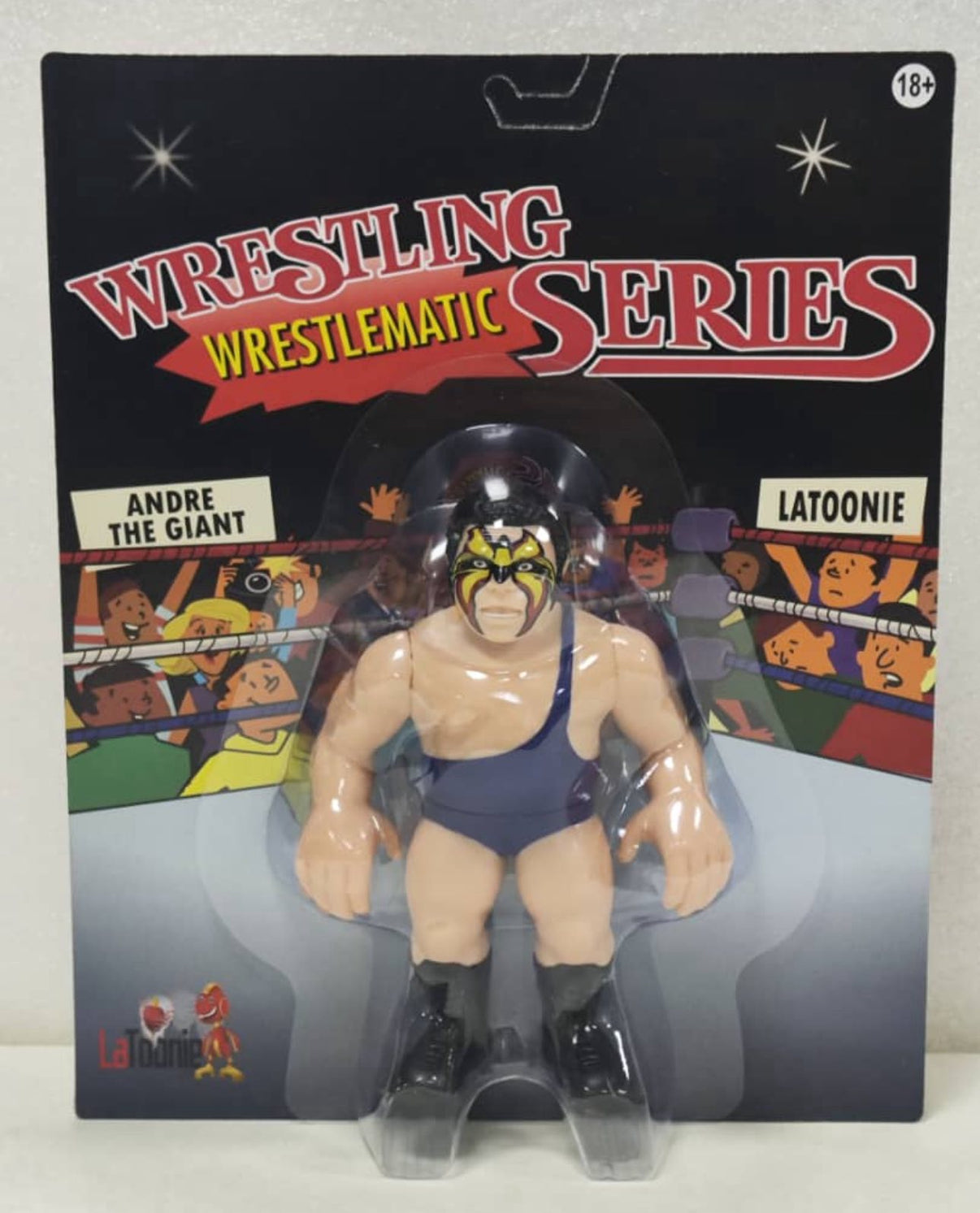 2025 LaToonie Wrestling Wrestlematic Series 2 4.5" Scale Andre the Gia ...