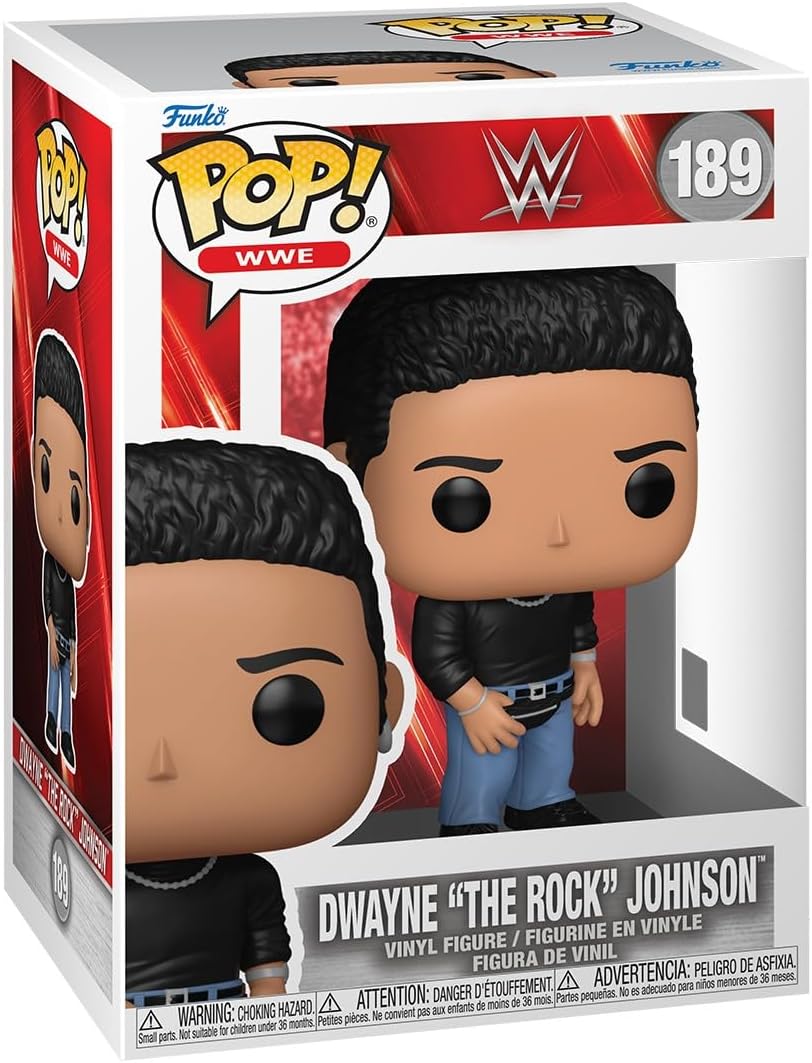 2025 WWE Funko POP! Vinyls 189 Dwayne "The Rock" Johnson – Wrestling ...