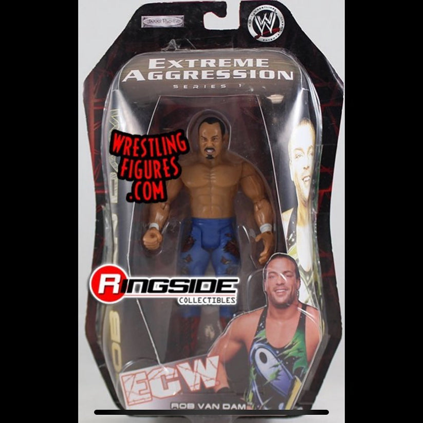 Unreleased WWE Jakks Pacific Extreme Aggression Series 1 Rob Van Dam ...