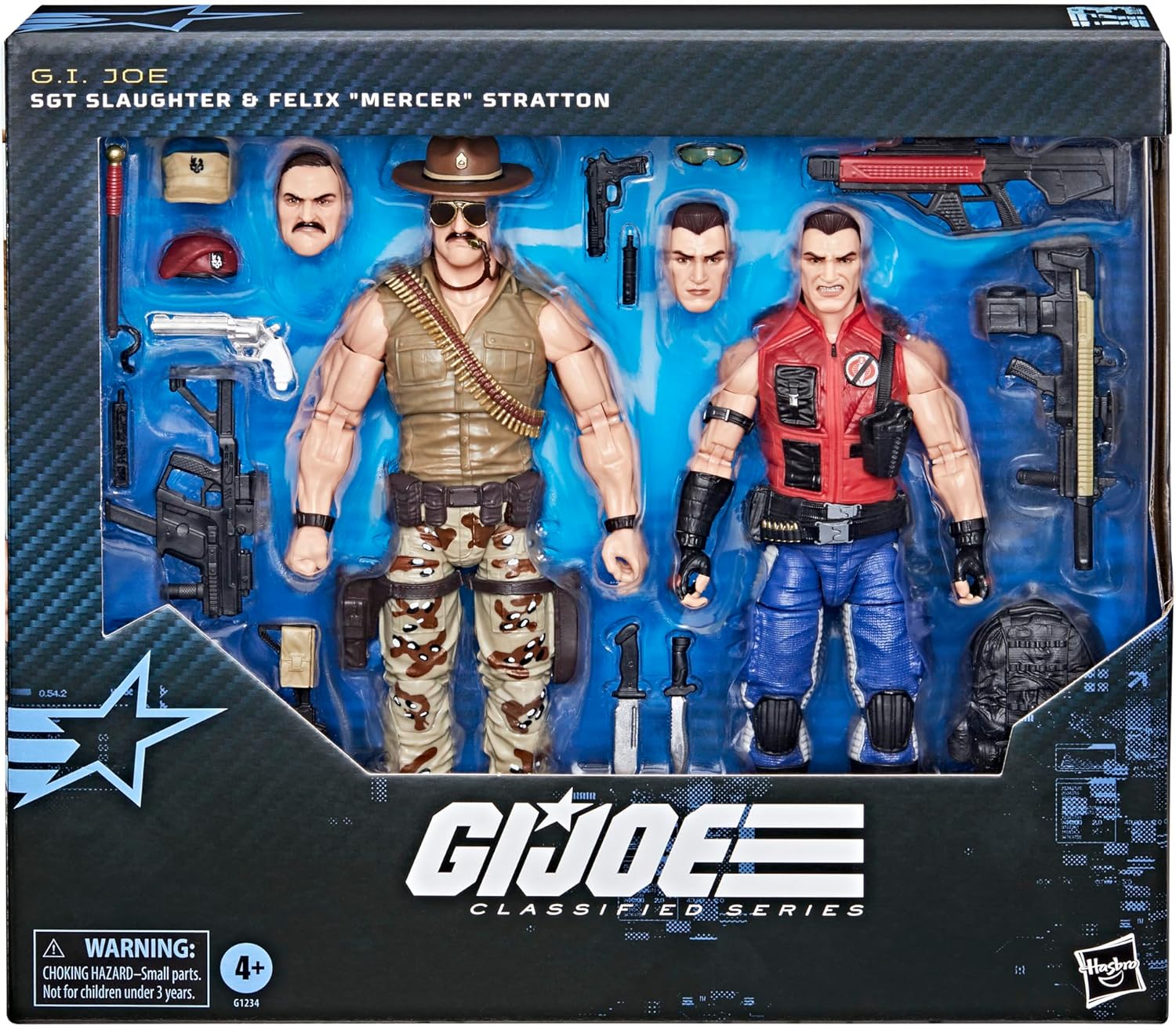 2025 Hasbro GI Joe Classified Series Sgt. Slaughter & Felix "Mercer" S ...