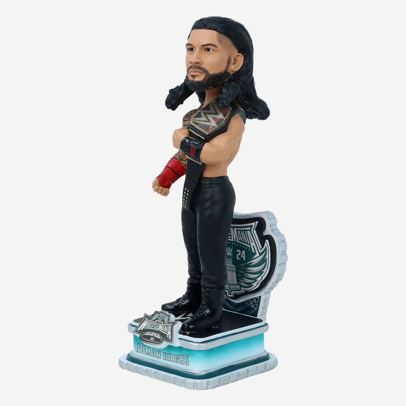2024 WWE FOCO Bobbleheads Limited Edition WrestleMania 40 Roman Reigns ...
