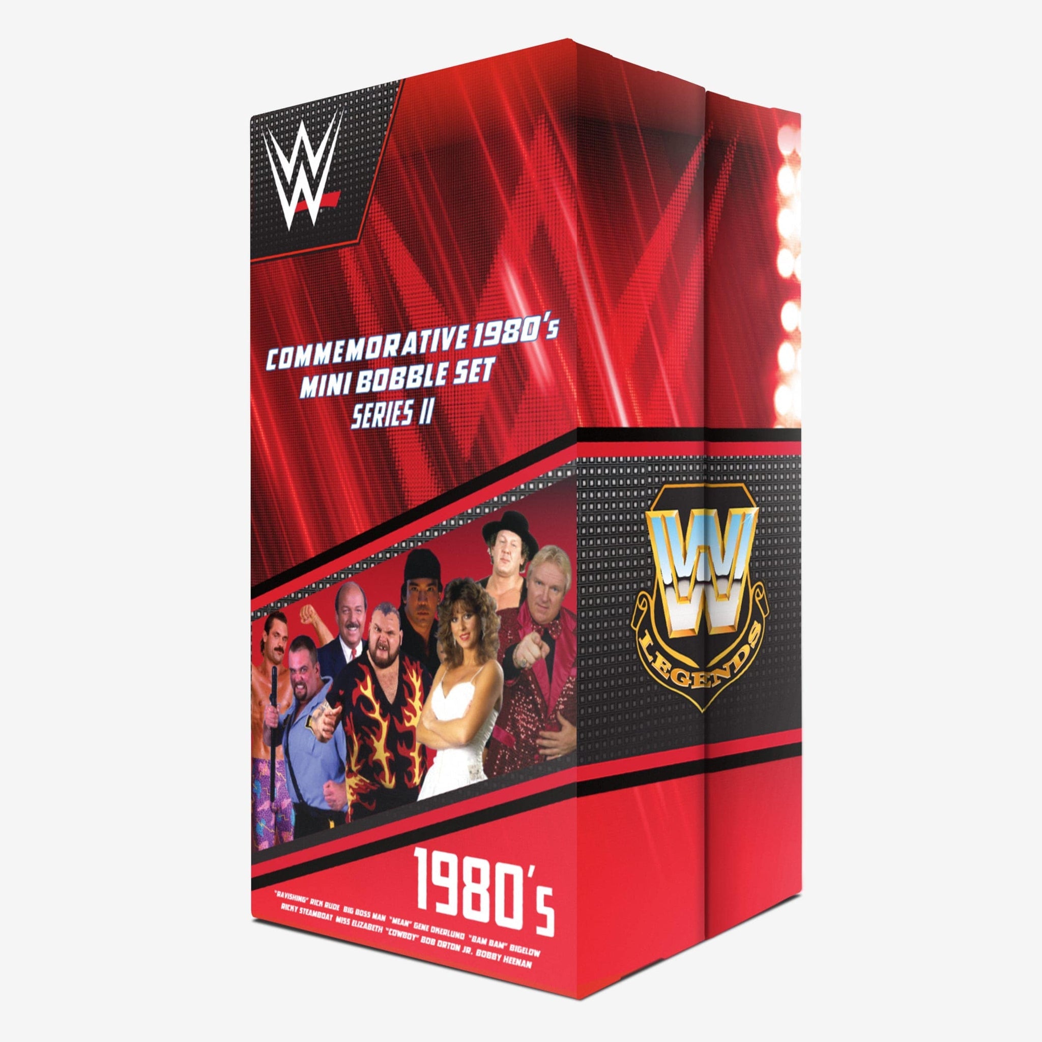 2024 WWE FOCO Mini Bobbleheads Commemorative 1980's Mini Bobble Set Se ...