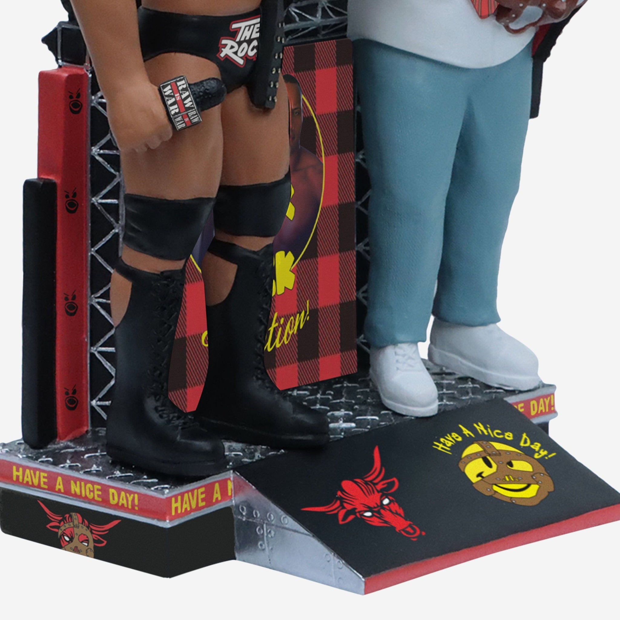 2023 WWE FOCO Bobbleheads Rock 'n' Sock Connection Team Tag Team Dual ...