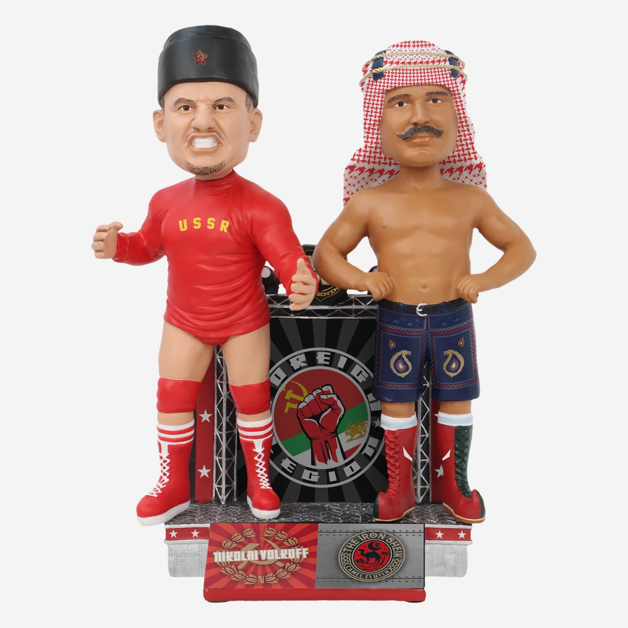 2024 WWE FOCO Bobbleheads Foreign Legion Tag Team Dual Bobblehead: Nik ...