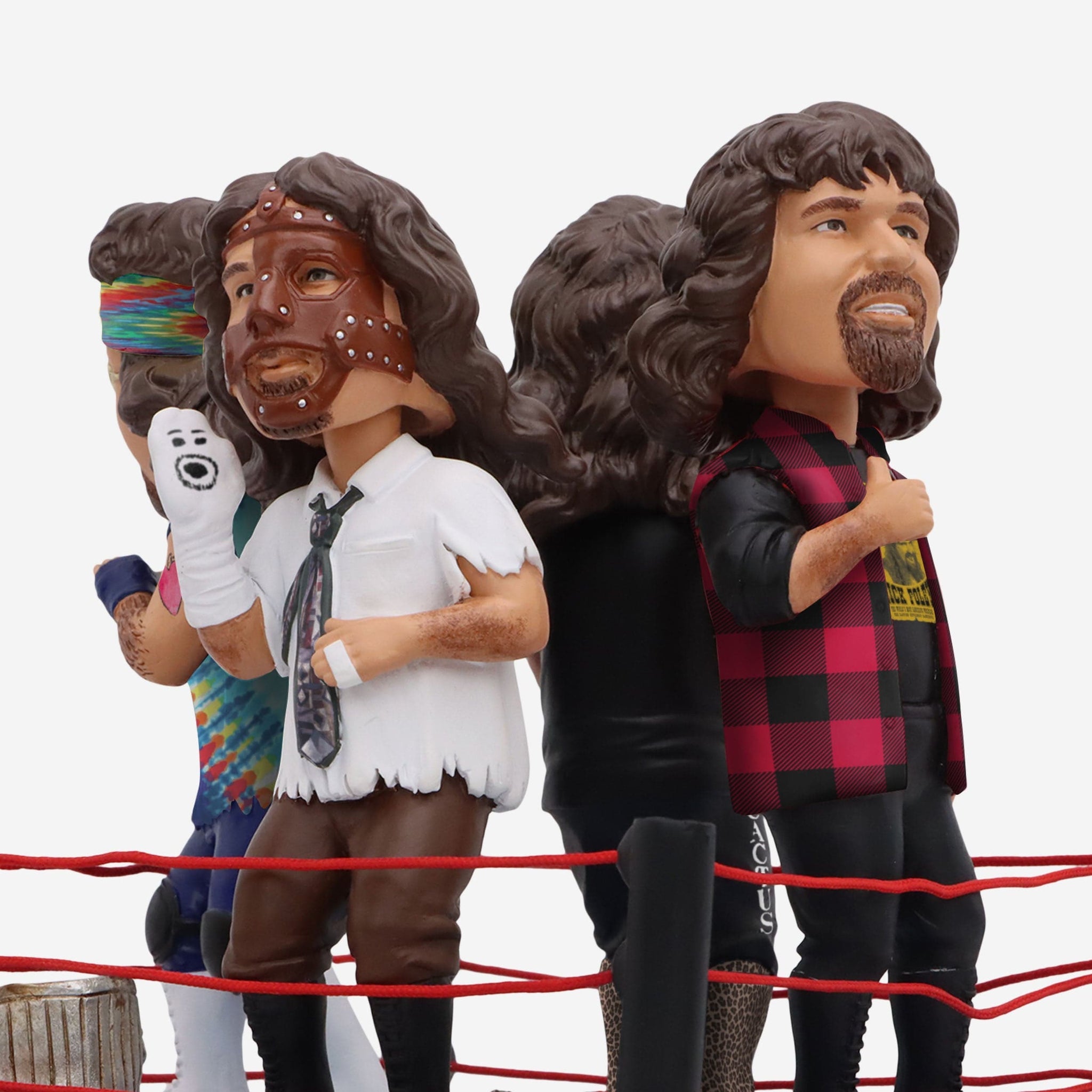 2024 WWE FOCO Bobbleheads Limited Edition Faces of Foley Quad Spinner ...