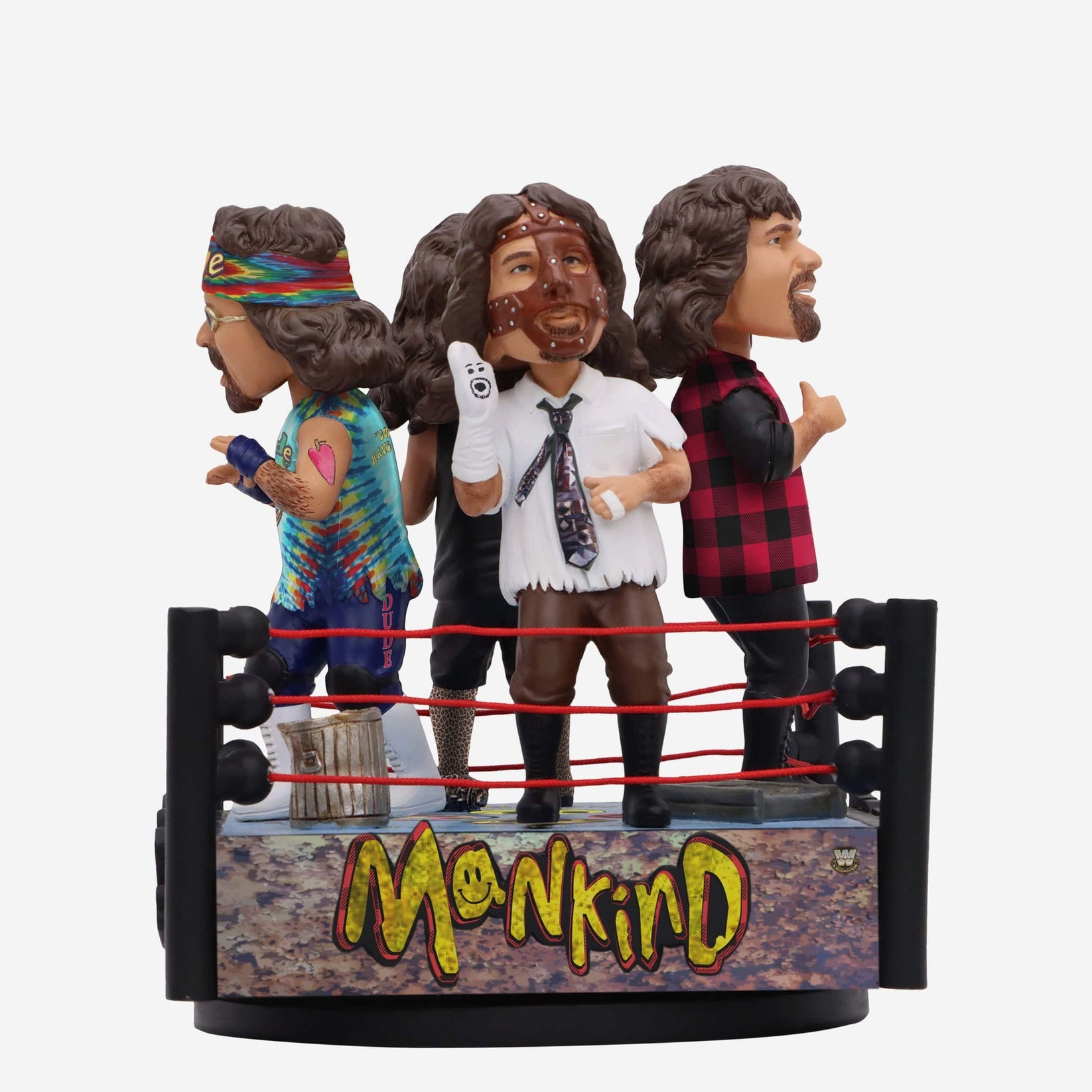 2024 WWE FOCO Bobbleheads Limited Edition Faces of Foley Quad Spinner ...