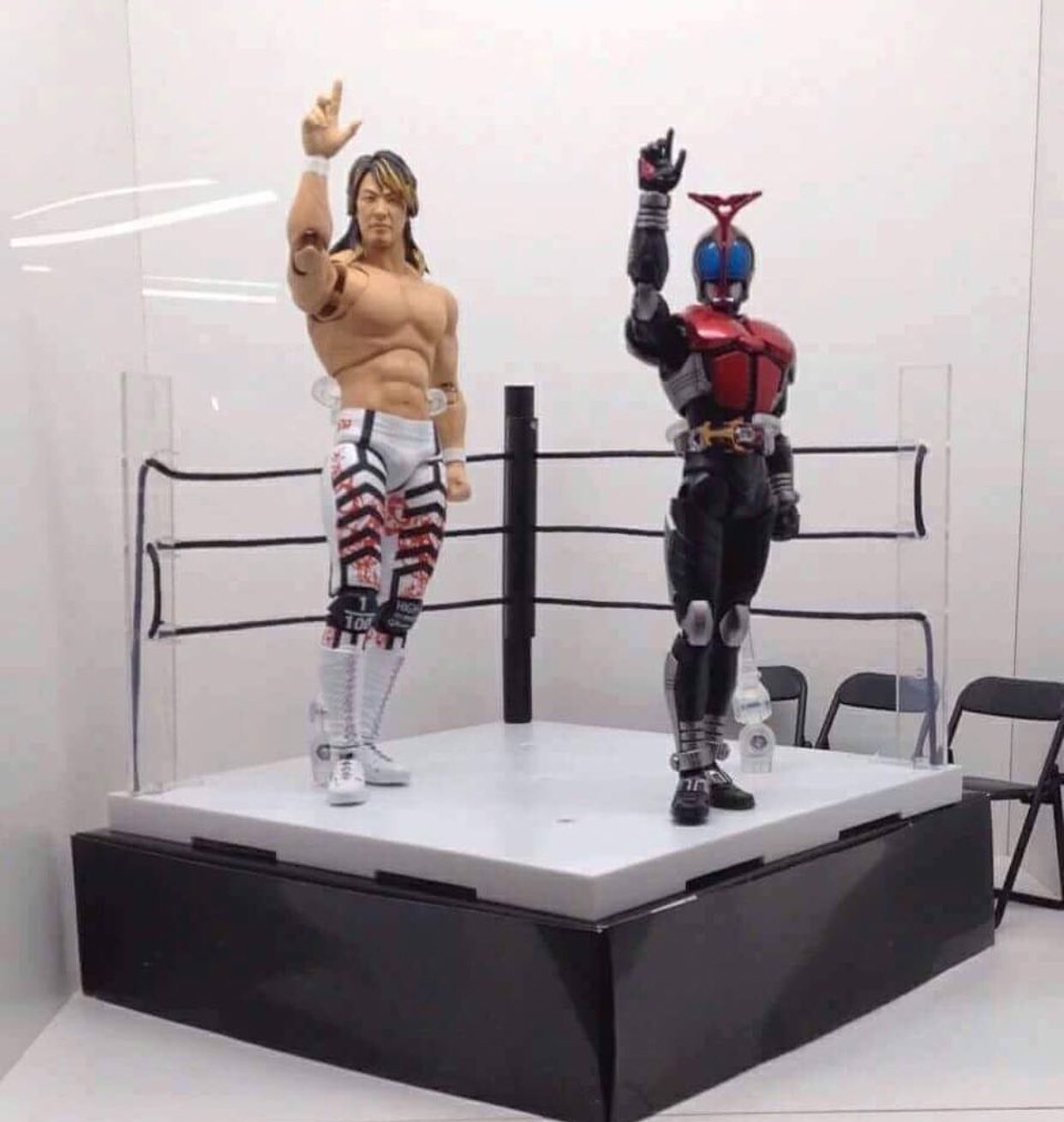 Unreleased NJPW Bandai Tamashii Nations S.H. Figuarts Hiroshi Tanahash ...