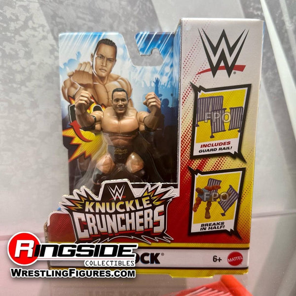 WWE Mattel Knuckle Crunchers The Rock – Wrestling Figure Database