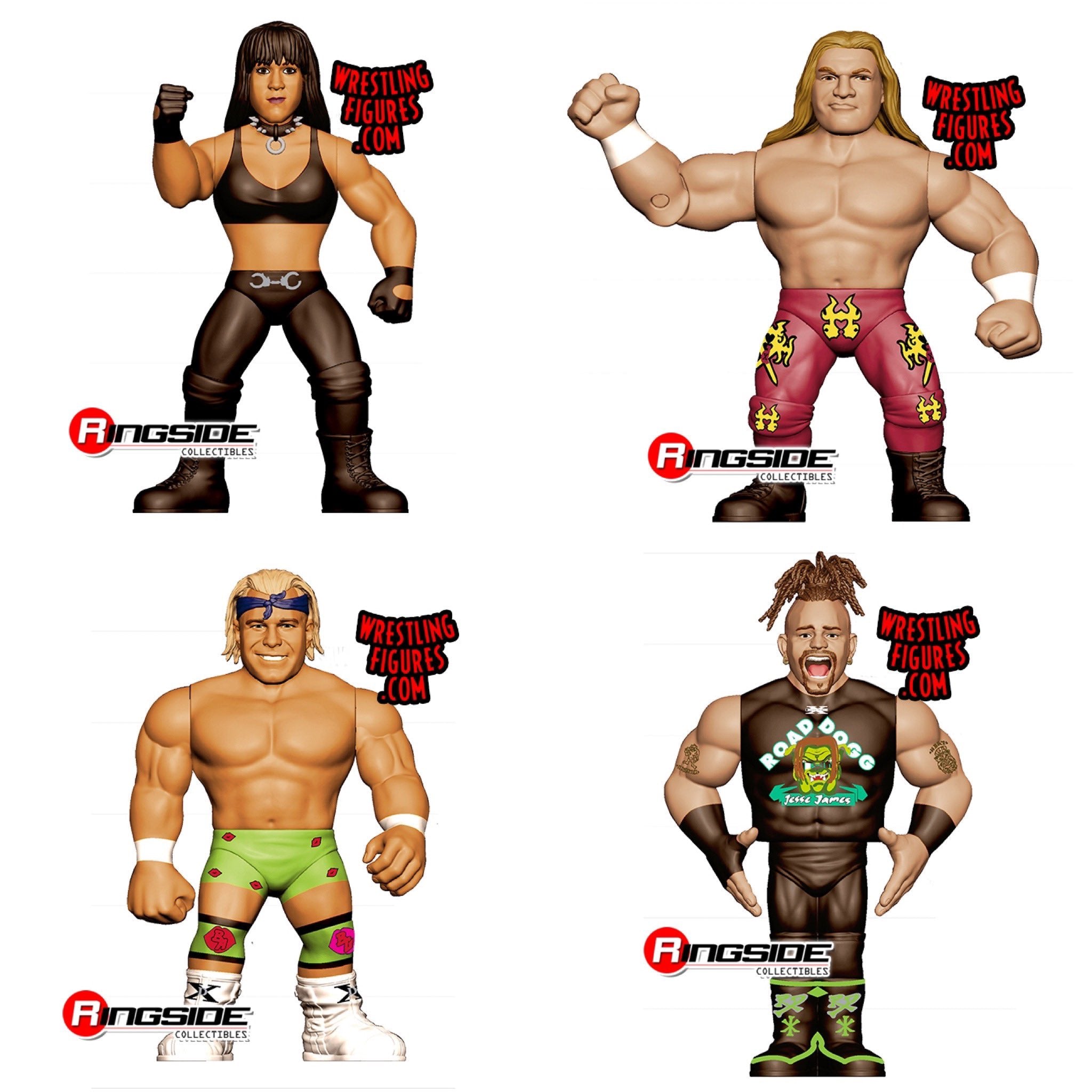 WWE Mattel Ringside Exclusive DX Official Retro Tag Team 2-Pack ...