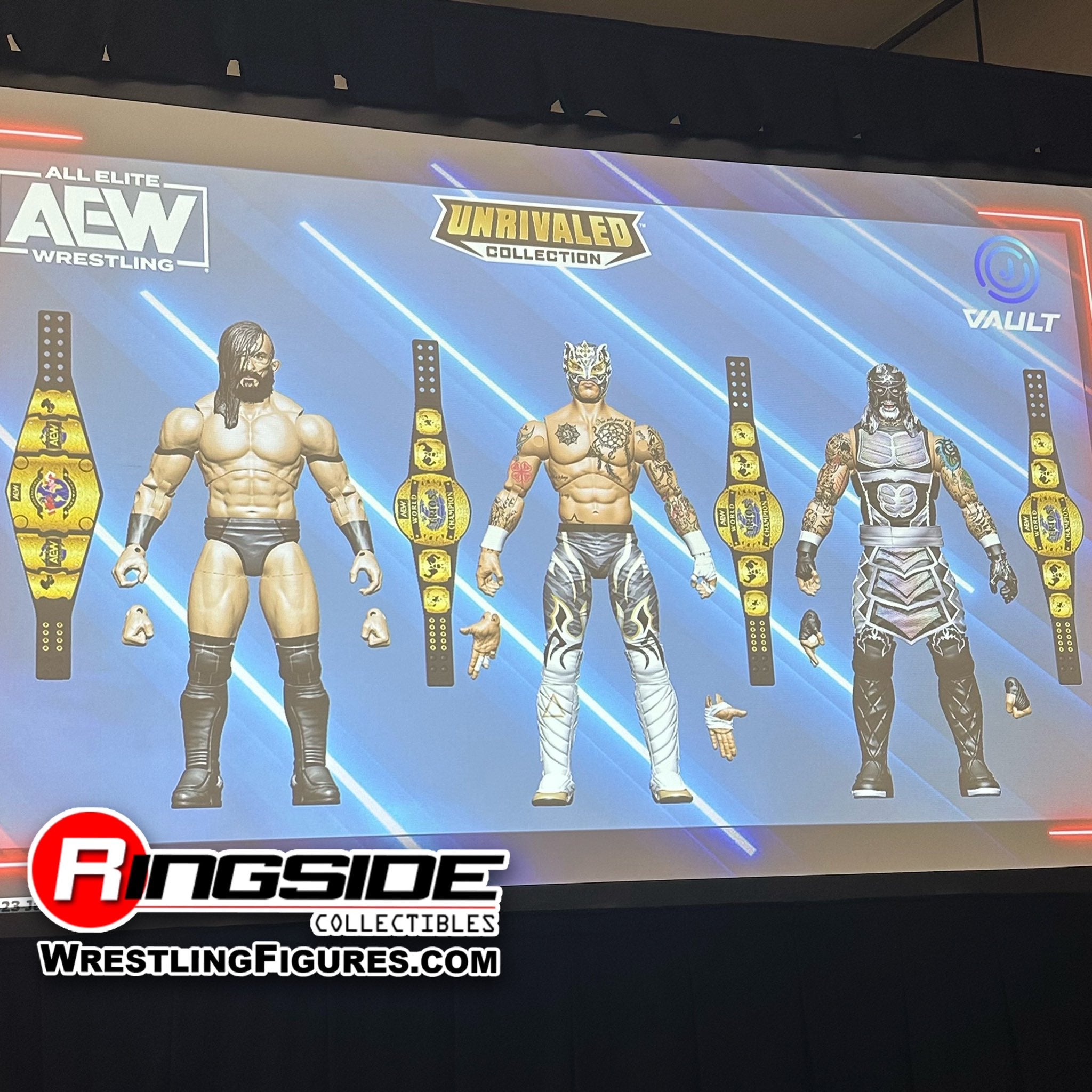 AEW Jazwares Unrivaled Death Triangle 3-Pack: PAC, Rey Fenix & Penta e# ...