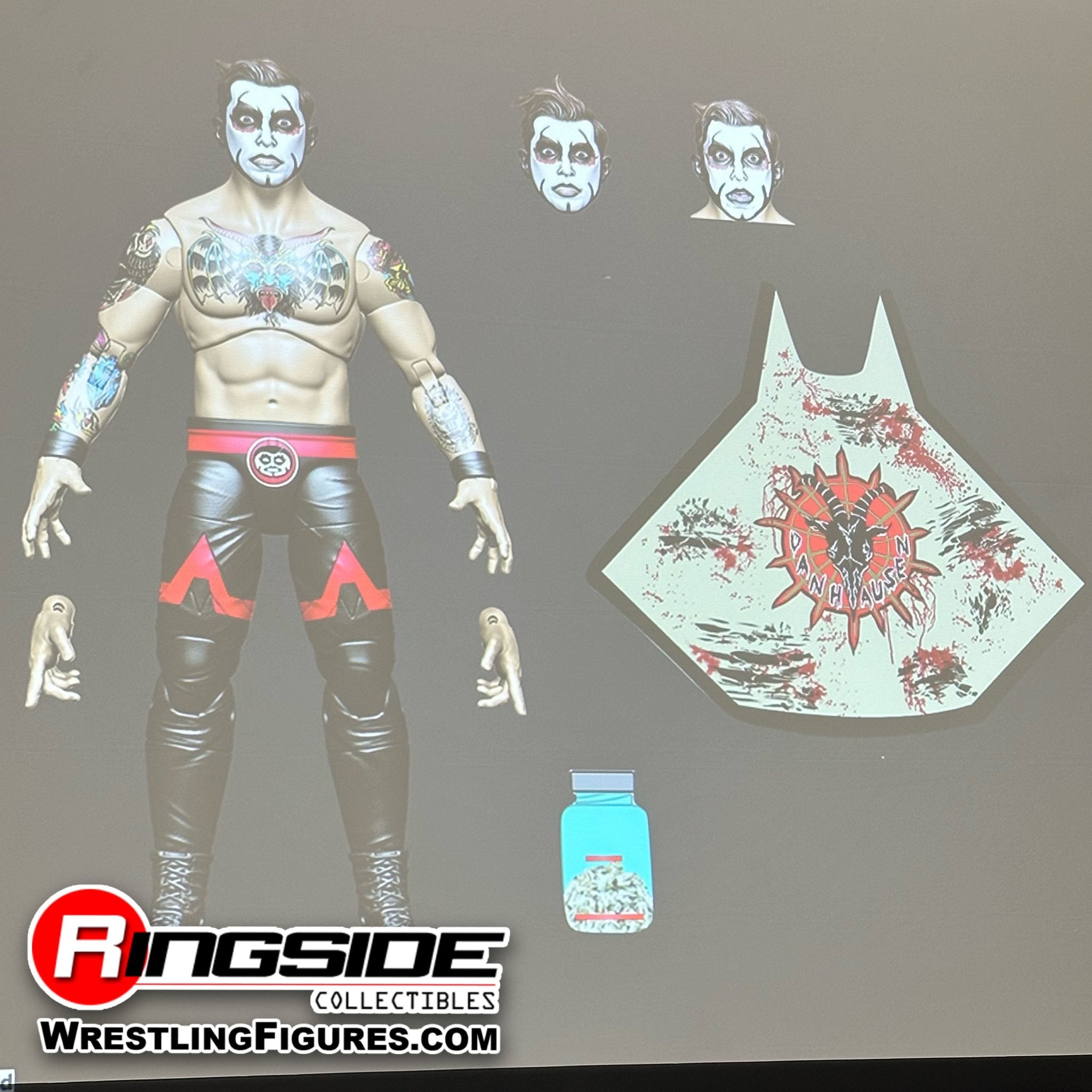ROH Jazwares Ring of Honor Vault Exclusive Danhausen – Wrestling Figure ...