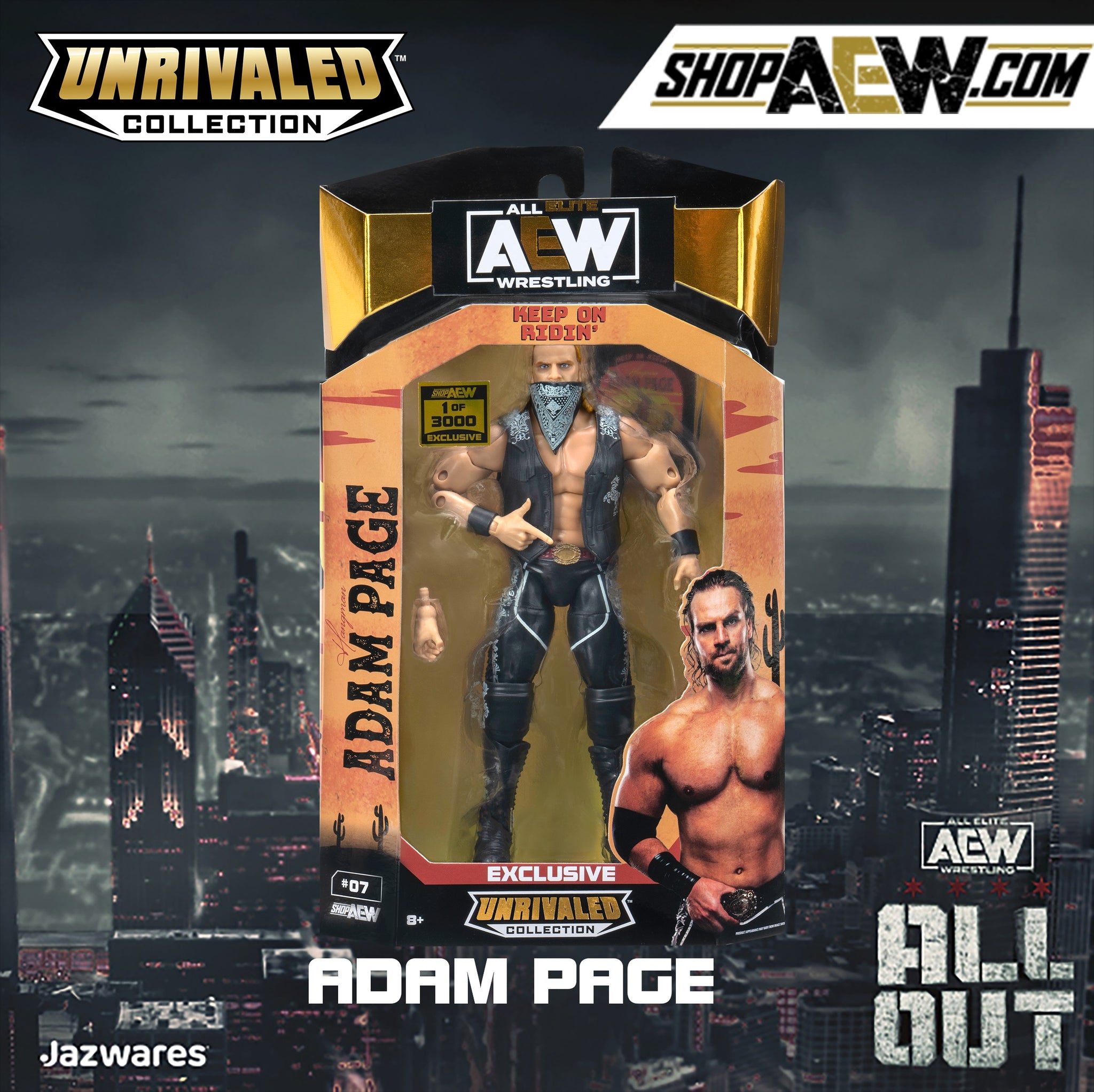2023 AEW Jazwares Unrivaled Collection Shop AEW Exclusive #07 Adam Pag – Wrestling Figure Database