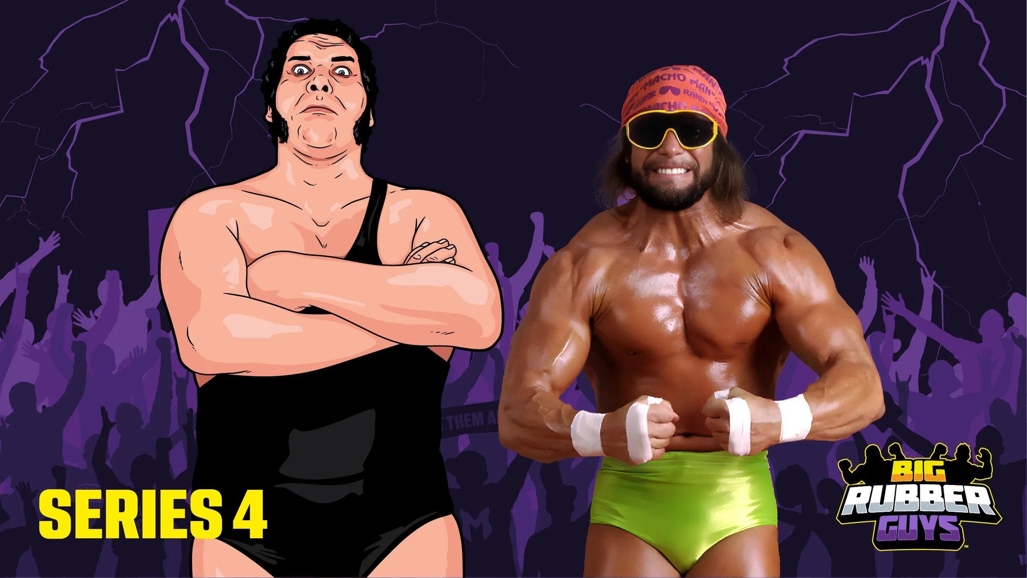Major Wrestling Figure Podcast Big Rubber Guys Series 4 "Macho Man" Ra ...