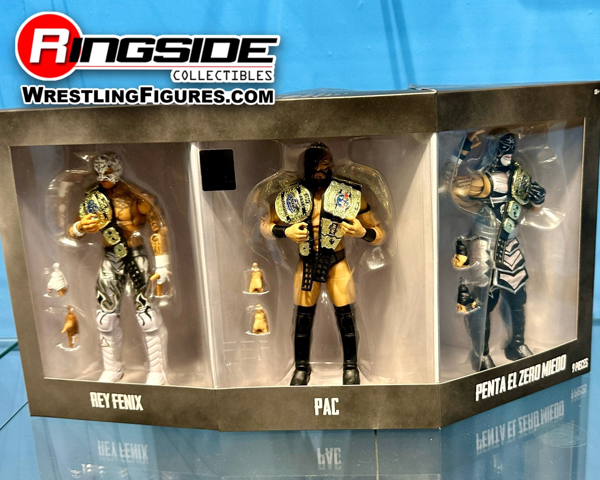 2024 AEW Jazwares Unrivaled Death Triangle 3-Pack: PAC, Rey Fenix & Pe ...